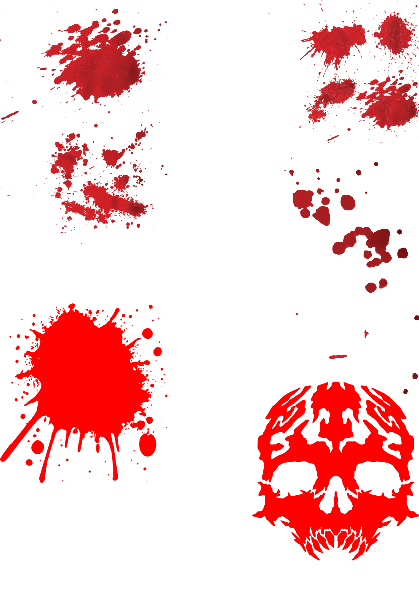 Blood Splatter Tattoo Small – TeMaRo™