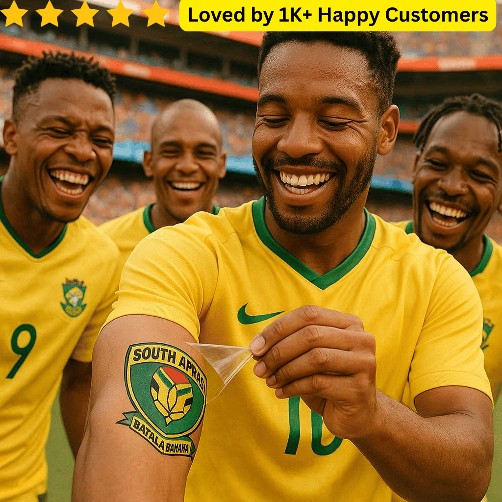Sports Temporary Tattoos – Custom & Bulk Packs – TeMaRo™ 🇿🇦