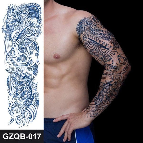 Effortless Sticker Tattoo Ideas Dragon – TeMaRo™