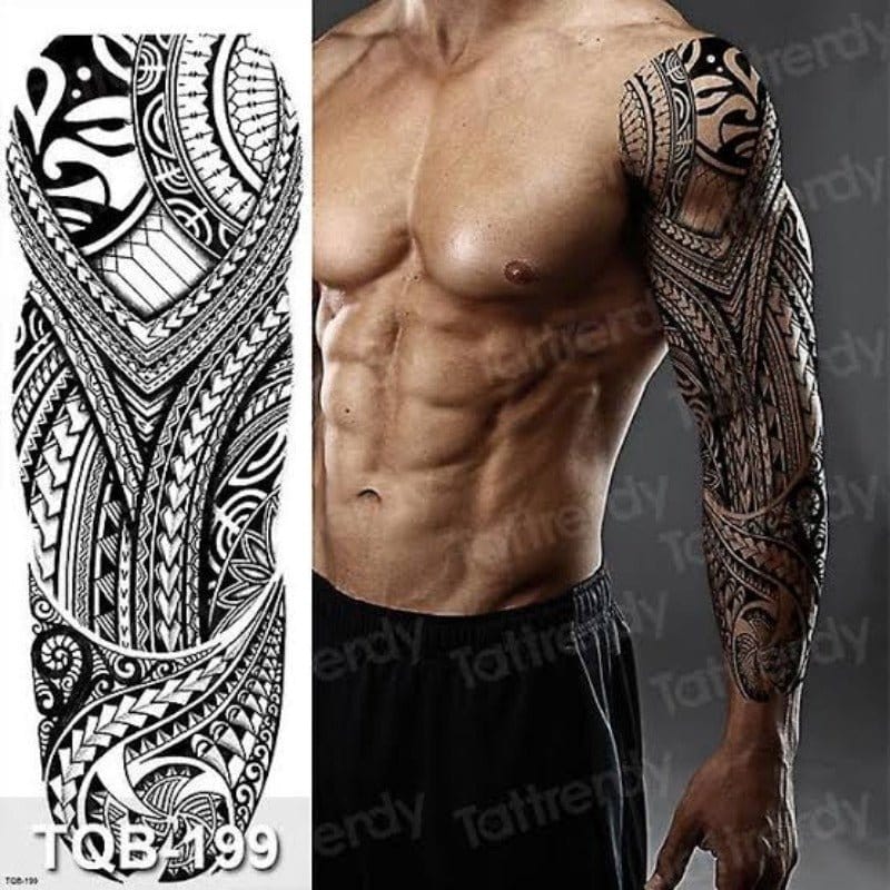 Tribal Tattoo Stickers Waterproof – TeMaRo™